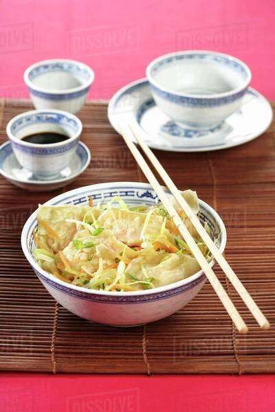 Dim Sum with prawn filling (China) - Stock Photo - Dissolve
