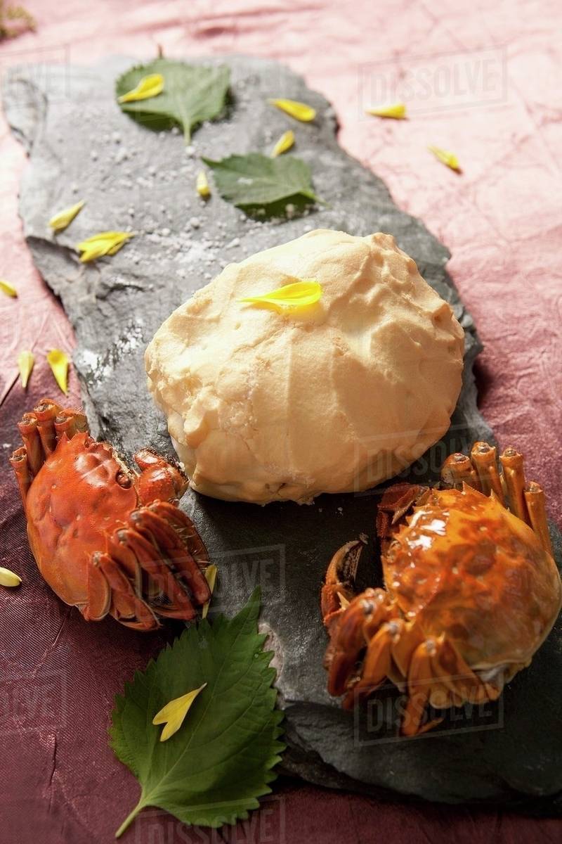 Grilled basil crab - Royalty-free Stock Photo | Dissolve