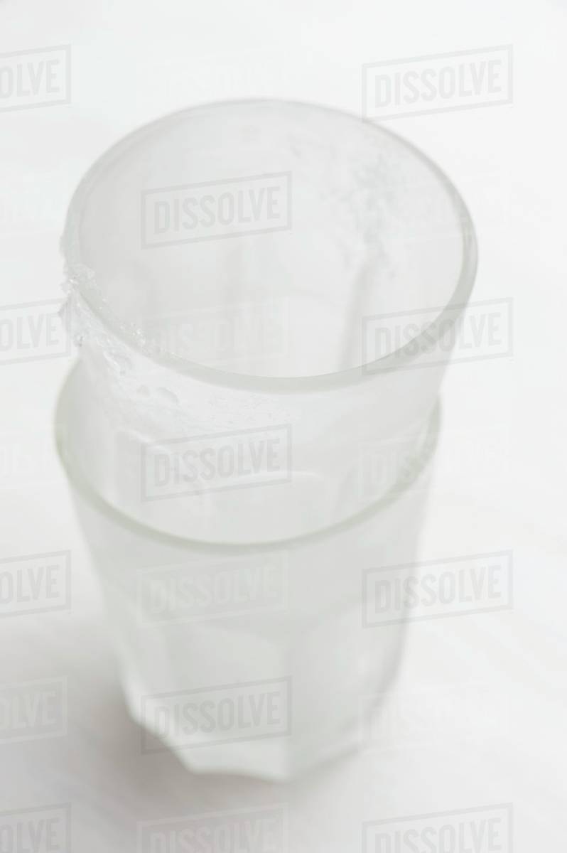 Two chilled glasses stacked one inside the other - Royalty-free Stock ...