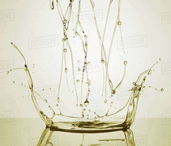 A splash of oil - Royalty-free Stock Photo | Dissolve