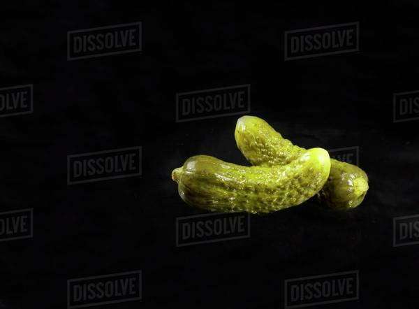 Two gherkins - Royalty-free Stock Photo | Dissolve