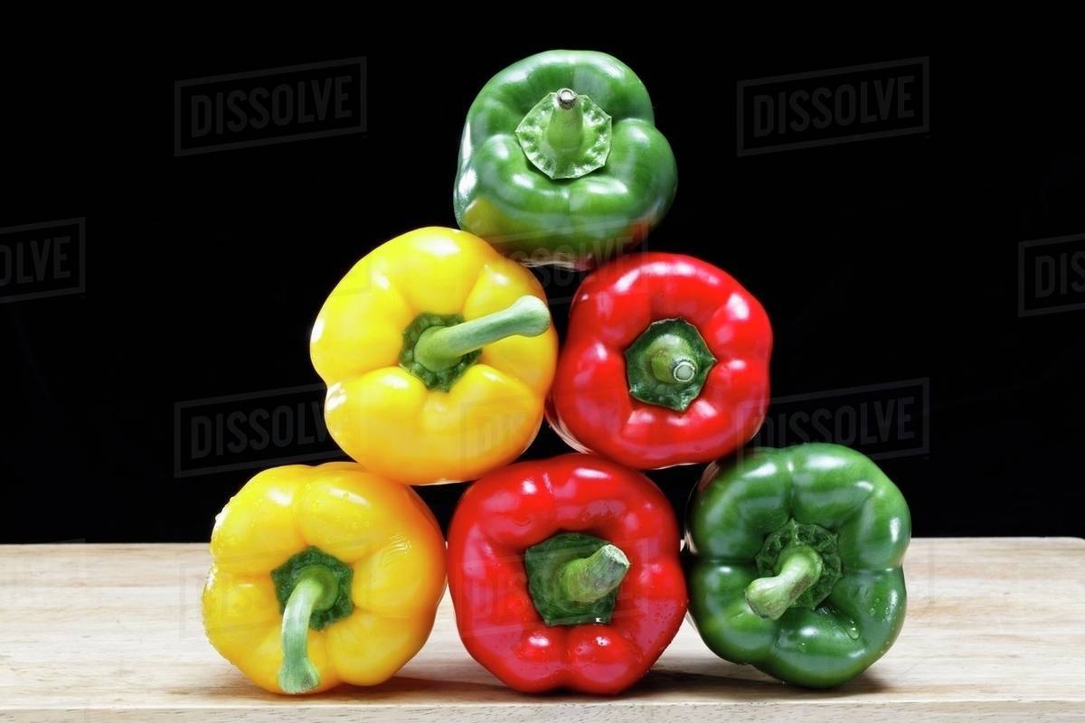 A pyramid of peppers - Royalty-free Stock Photo | Dissolve