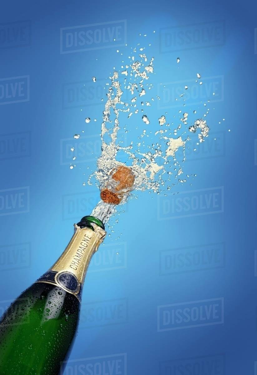 A splash of champagne - Royalty-free Stock Photo | Dissolve