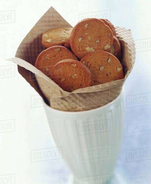Nut biscuits - Royalty-free Stock Photo | Dissolve