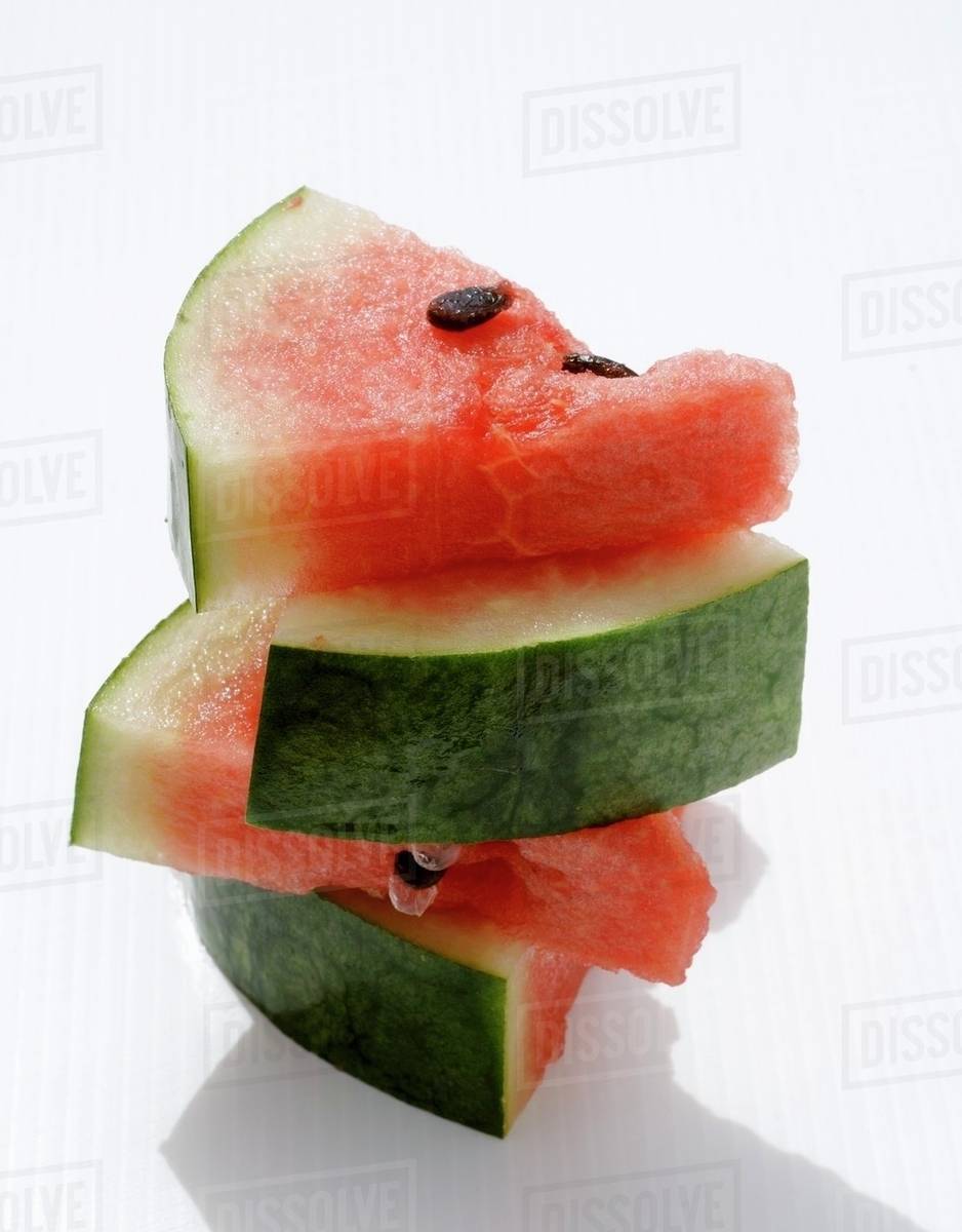 Four pieces of watermelon - Stock Photo - Dissolve