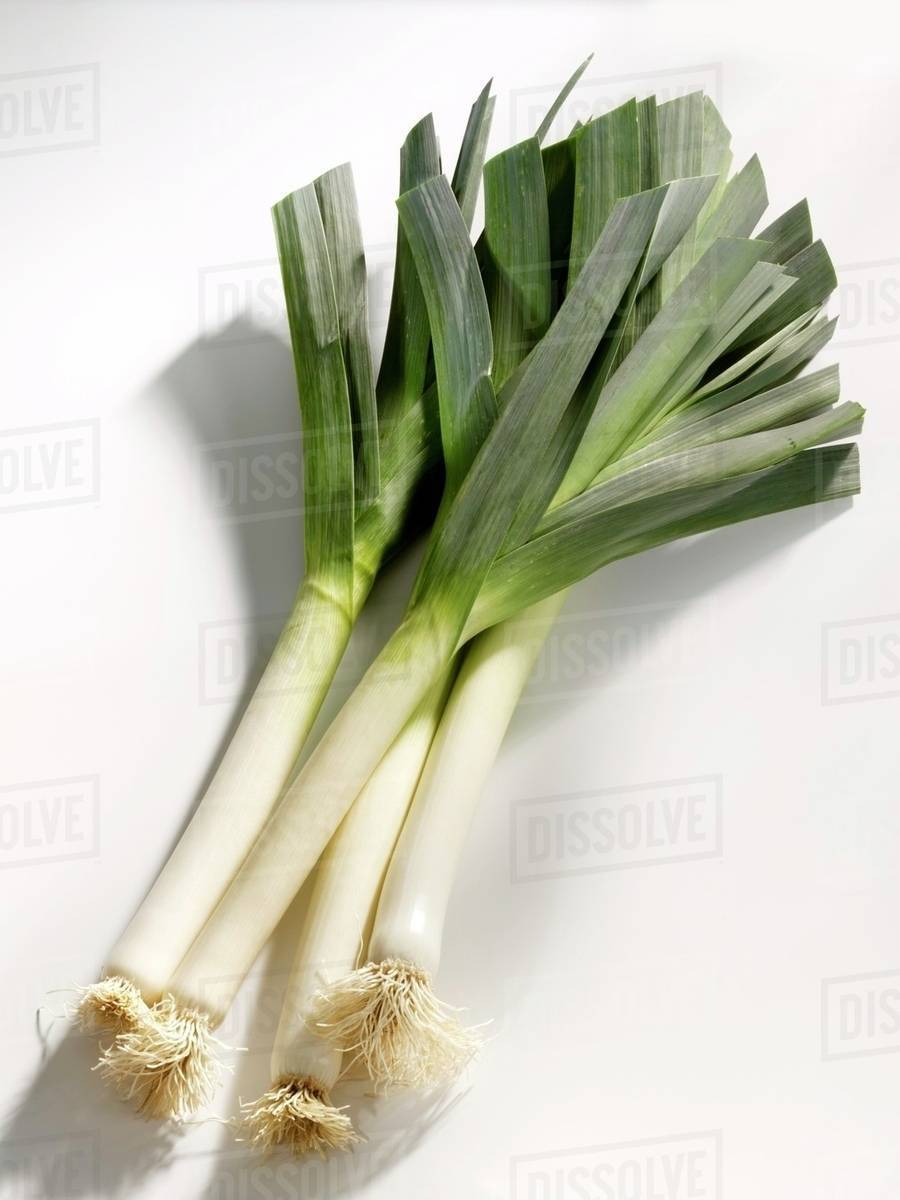 Four leeks - Royalty-free Stock Photo | Dissolve