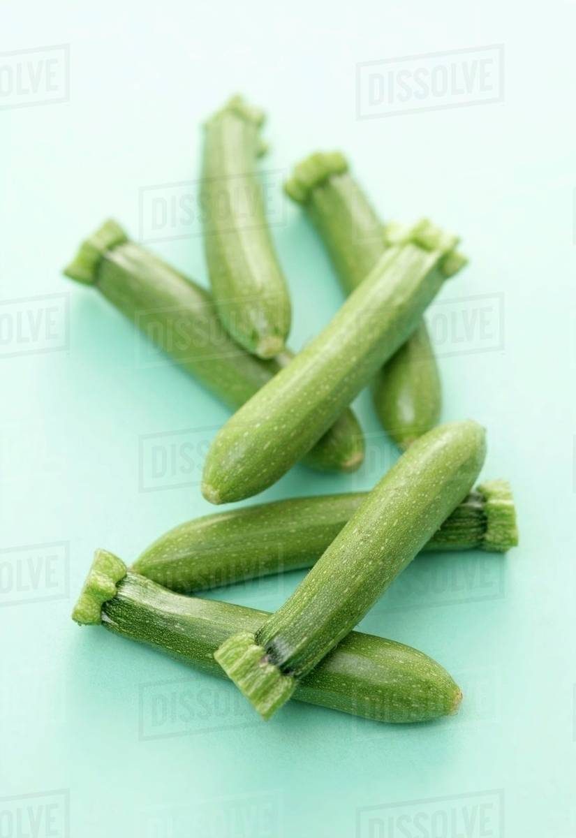 Baby courgettes - Stock Photo - Dissolve