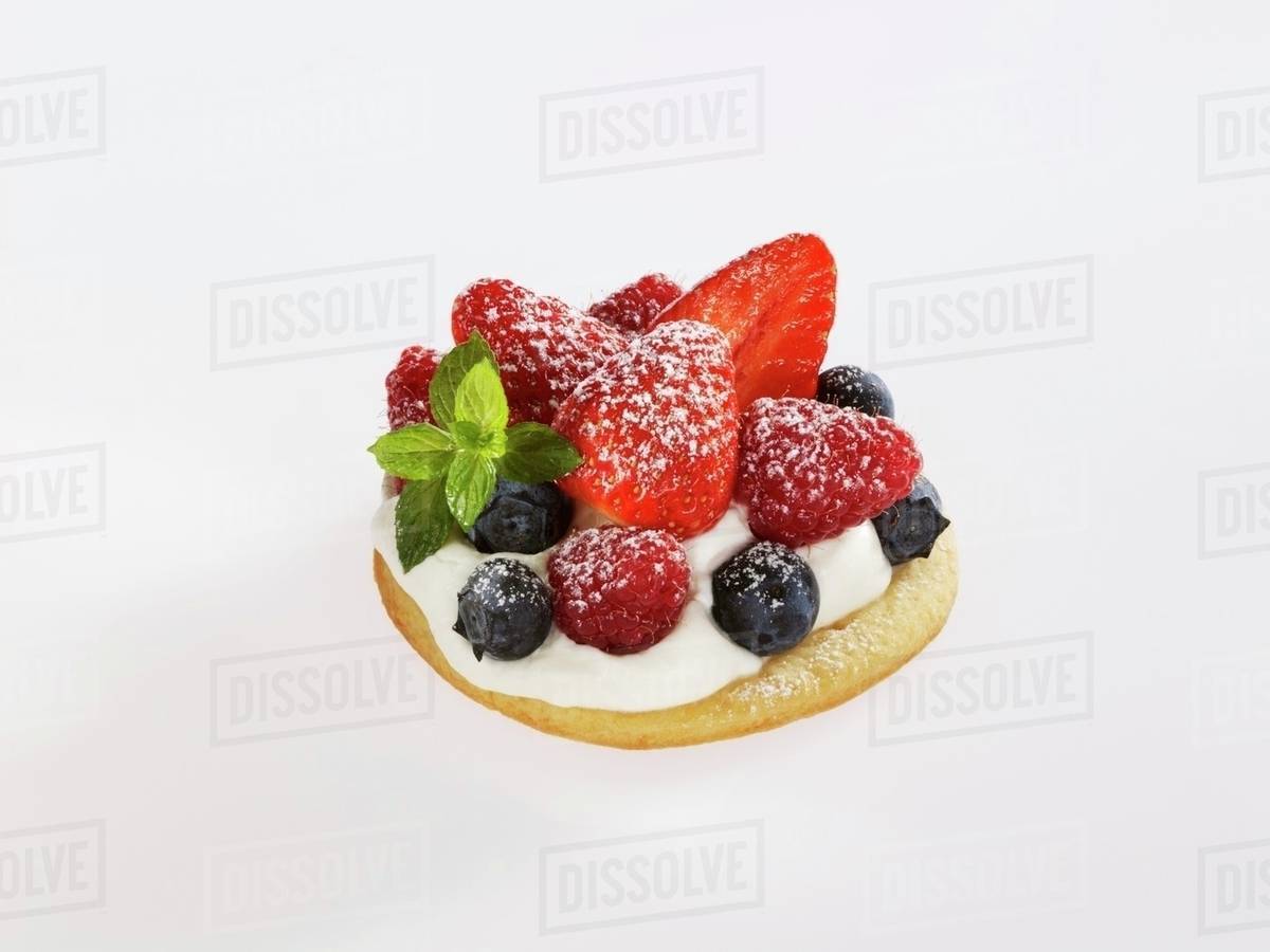 A mixed berry tart - Royalty-free Stock Photo | Dissolve
