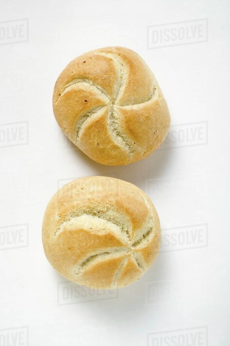 Two bread rolls - Stock Photo - Dissolve