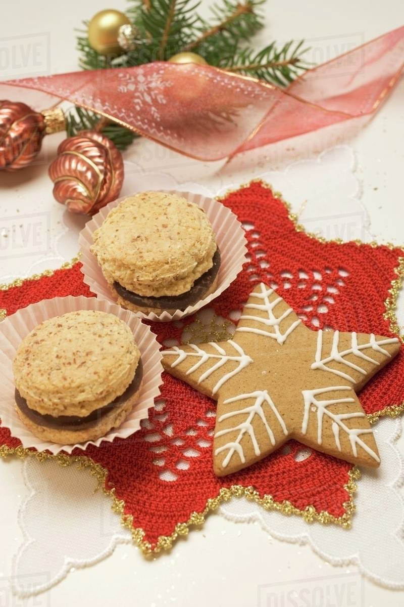 Assorted Christmas biscuits - Stock Photo - Dissolve