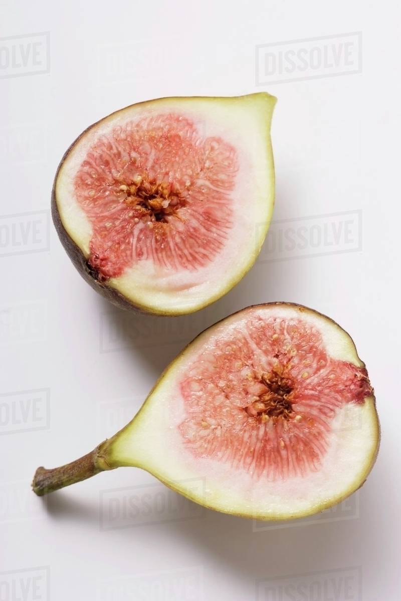 Two fig halves - Royalty-free Stock Photo | Dissolve