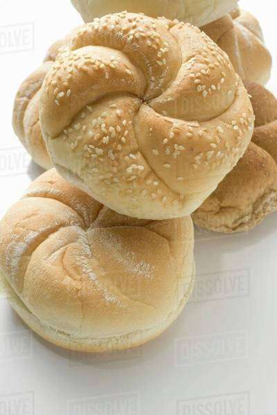 Various types of bread rolls - Stock Photo - Dissolve