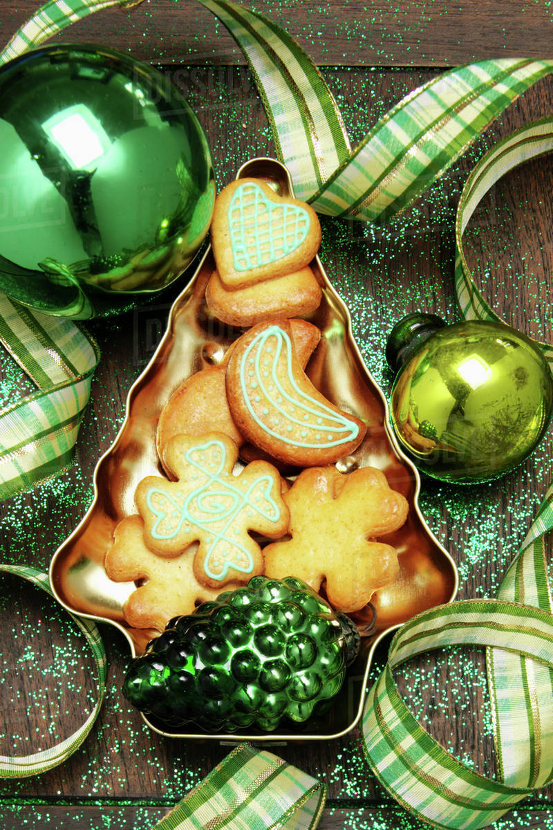 Decorated butter biscuits - Royalty-free Stock Photo | Dissolve