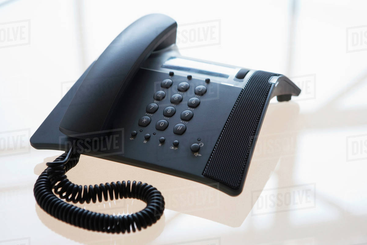 Telephone, close-up - Stock Photo - Dissolve