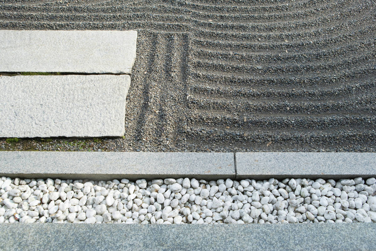 Zen rock garden, close-up - Royalty-free Stock Photo | Dissolve