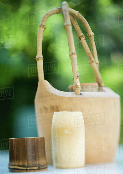 Bamboo tea set - Stock Photo - Dissolve