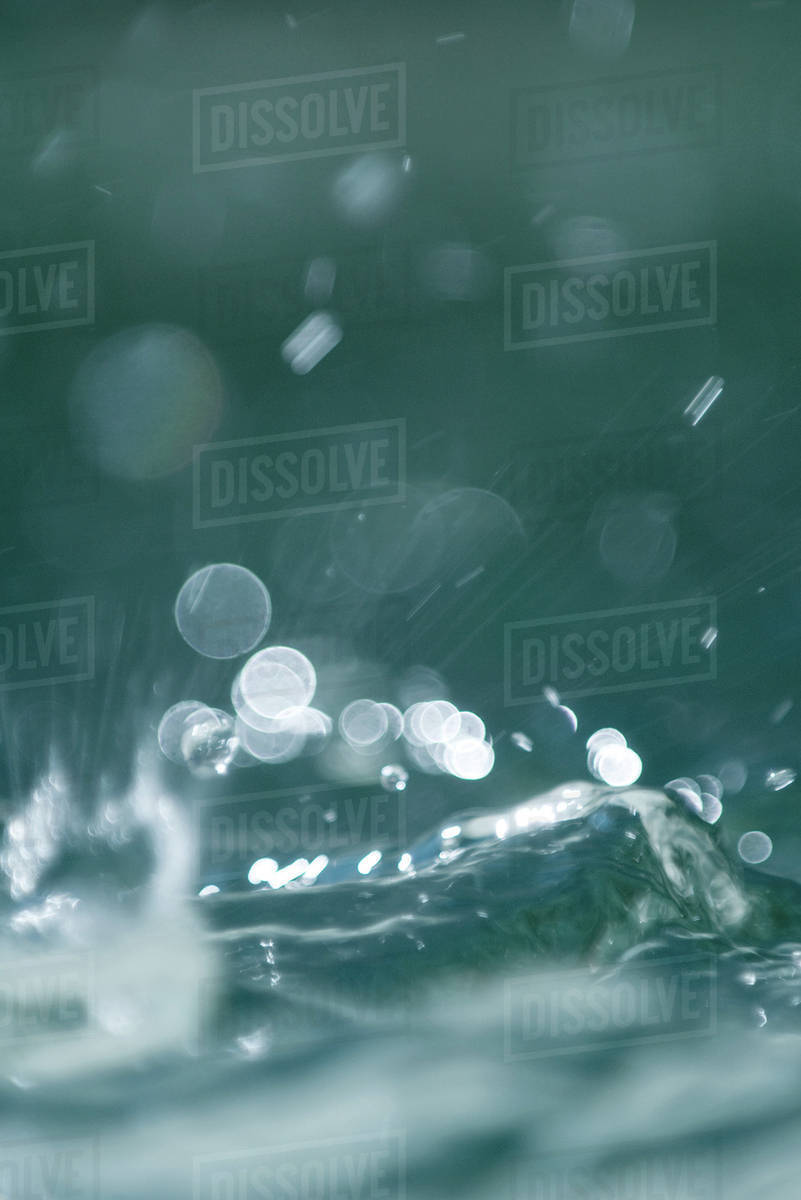 Water splashing, extreme close-up - Royalty-free Stock Photo | Dissolve