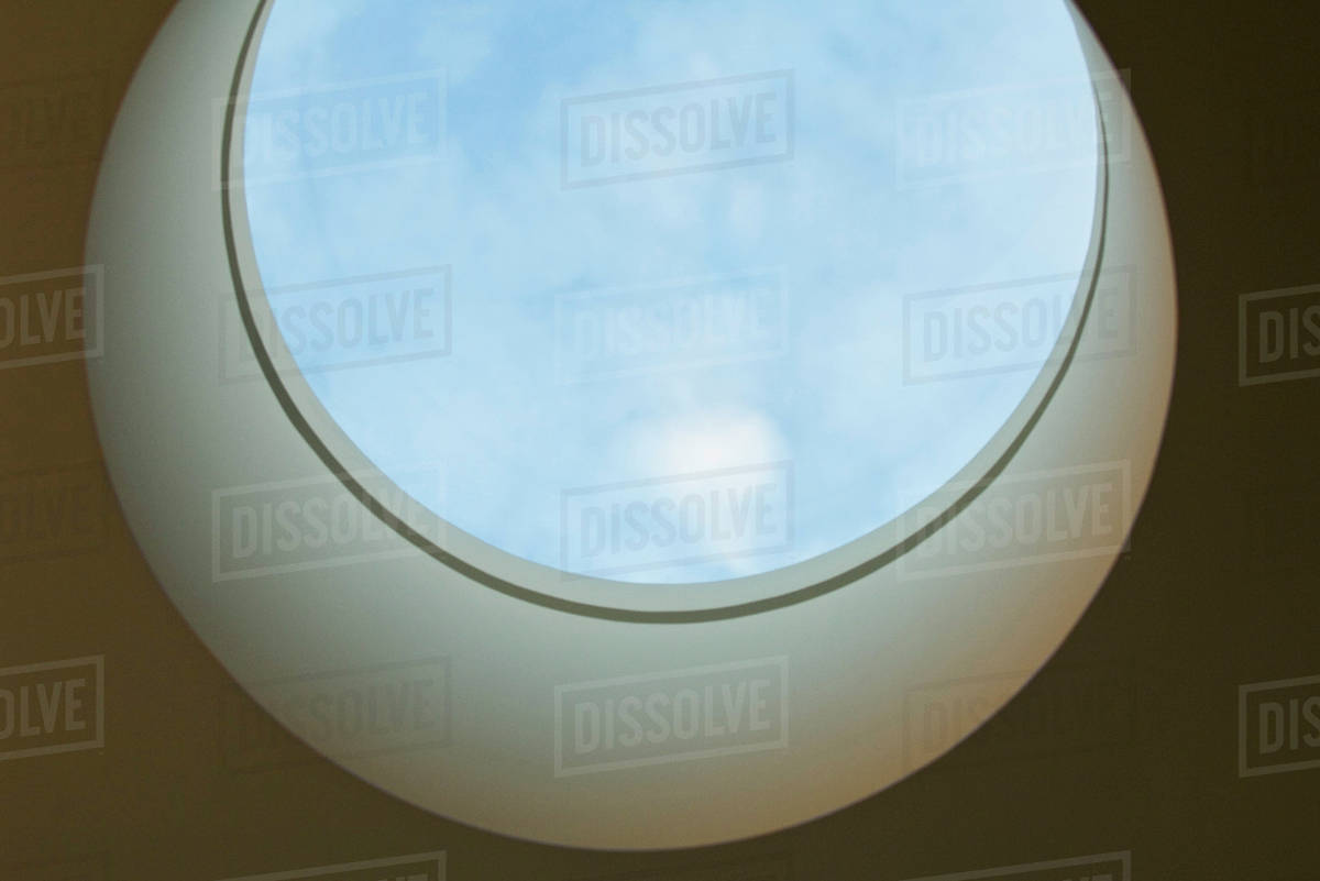 Skylight view of blue sky - Royalty-free Stock Photo | Dissolve