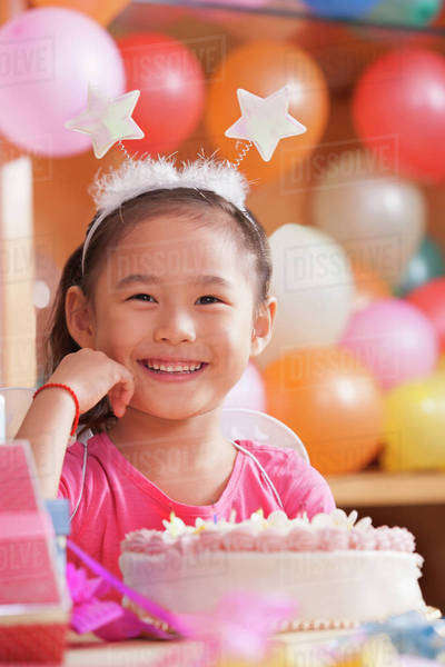 Portrait of Birthday Girl - Royalty-free Stock Photo | Dissolve