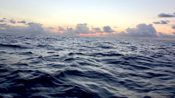 Sea sickness. Open seas on a boat. - Stock Video Footage - Dissolve