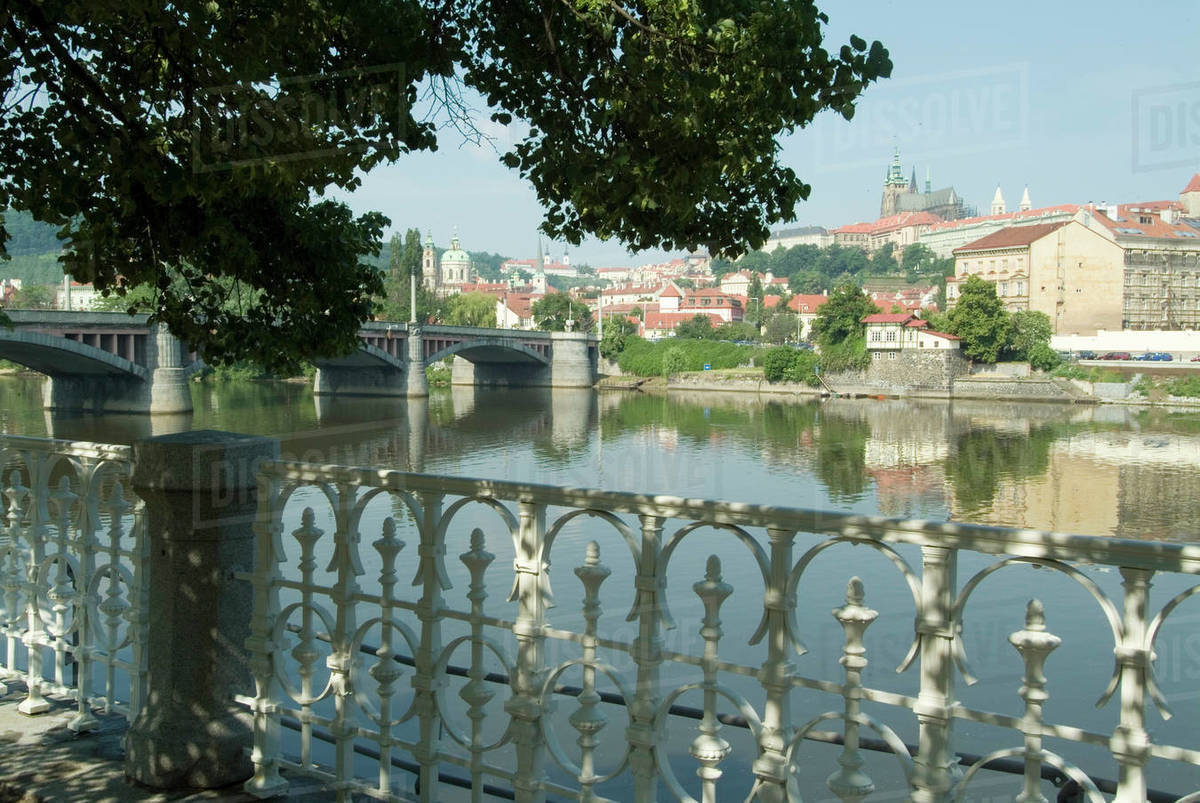 Vlatva River Views, Prague, Czech Republic. - Royalty-free Stock Photo | Dissolve