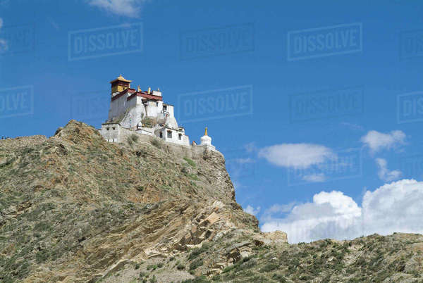 Yumbulagang, in Tibet, China. - Stock Photo - Dissolve