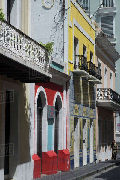A street view in Puerto Rico - Royalty-free Stock Photo | Dissolve