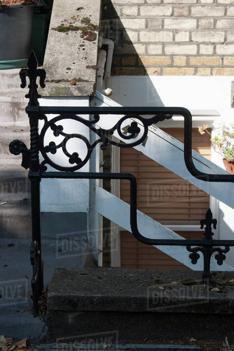 Close up detail of railings - Stock Photo - Dissolve