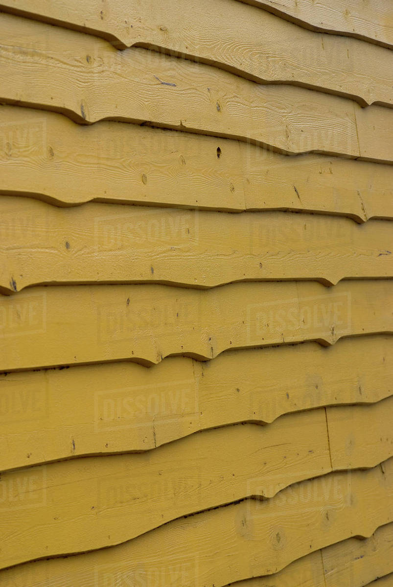 Yellow wood cladding - Royalty-free Stock Photo | Dissolve