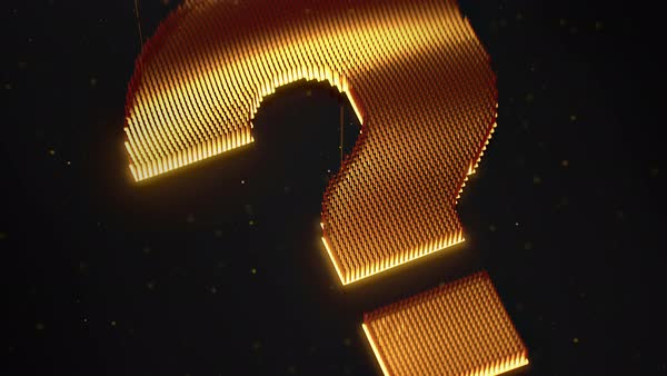 Question mark made of pixels. - 4K Royalty-free Stock Video Footage ...