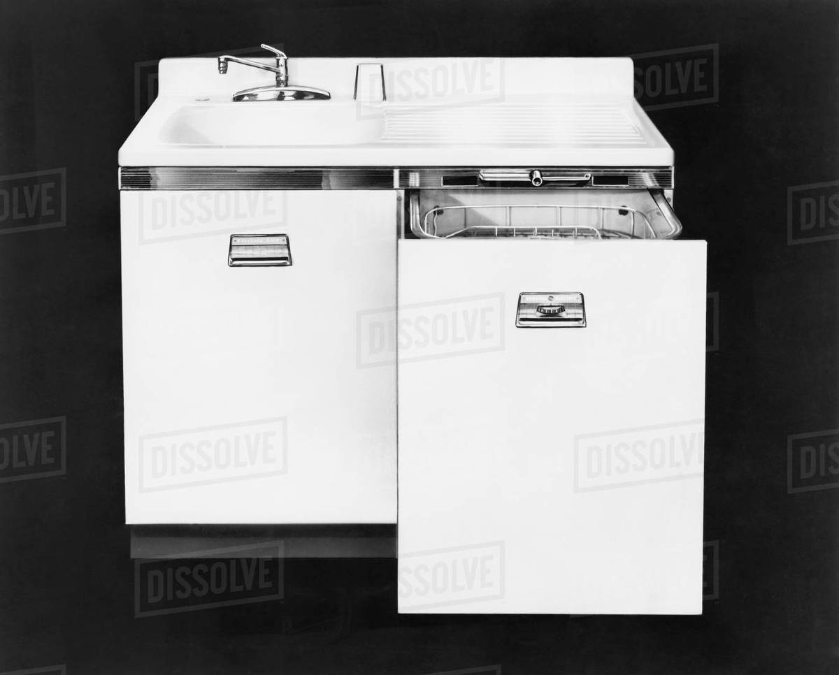 Dishwasher, circa 1950s - Royalty-free Stock Photo | Dissolve