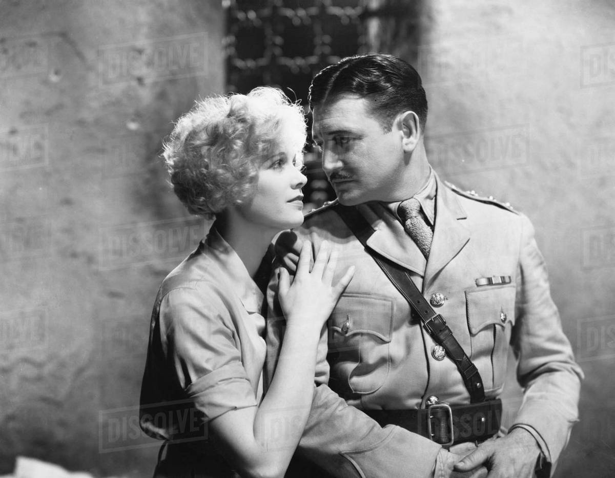 Couple romancing and looking into each others eyes - Royalty-free Stock ...