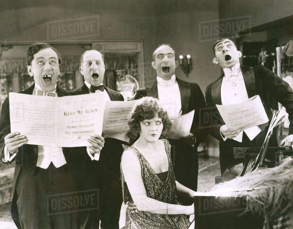 Singing off-key - Stock Photo - Dissolve