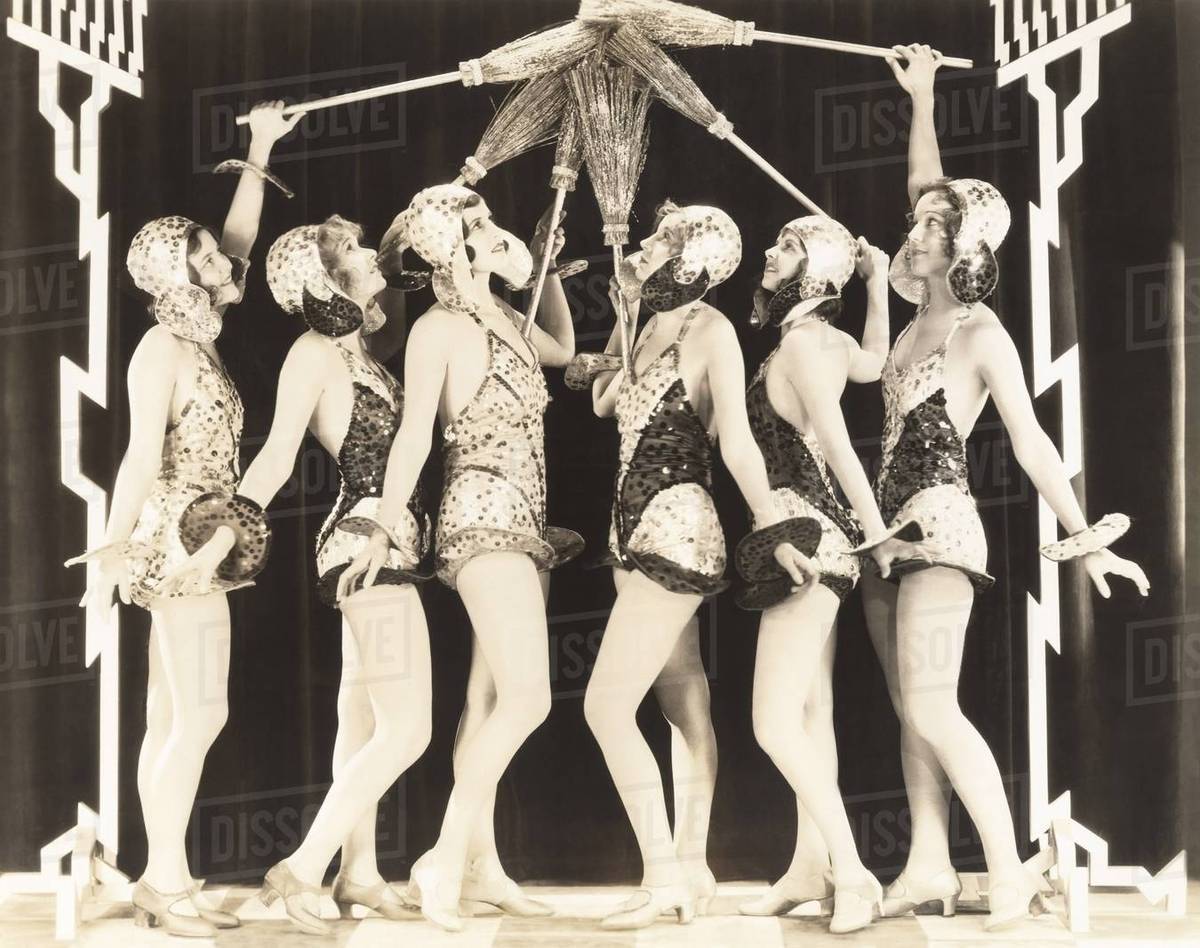 Broom dance - Royalty-free Stock Photo | Dissolve