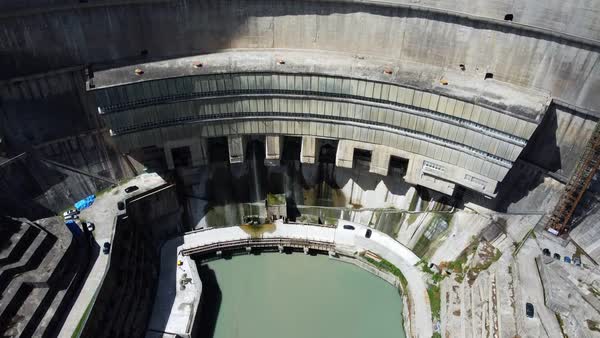 Enguri Dam - A Hydroelectric Arch Dam On The Enguri River In ...