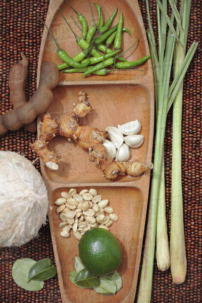 Variety of Thai cooking ingredients - Stock Photo - Dissolve