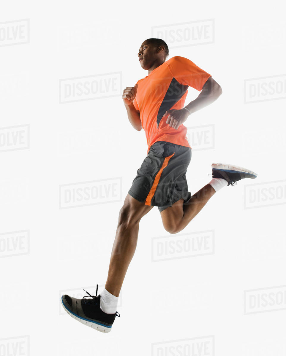 African man running - Royalty-free Stock Photo | Dissolve