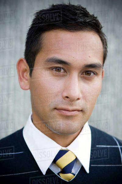 Serious mixed race businessman - Royalty-free Stock Photo | Dissolve