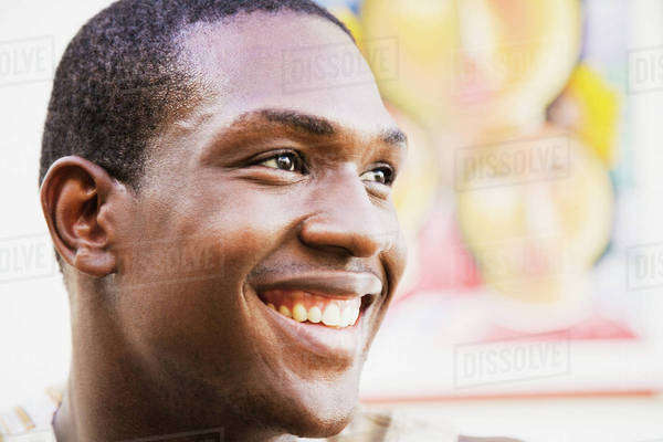 African man smiling - Royalty-free Stock Photo | Dissolve