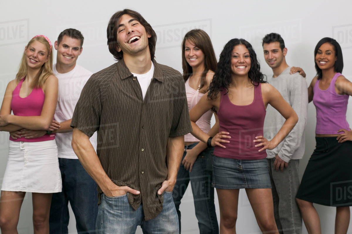 Young people modeling clothing - Royalty-free Stock Photo | Dissolve