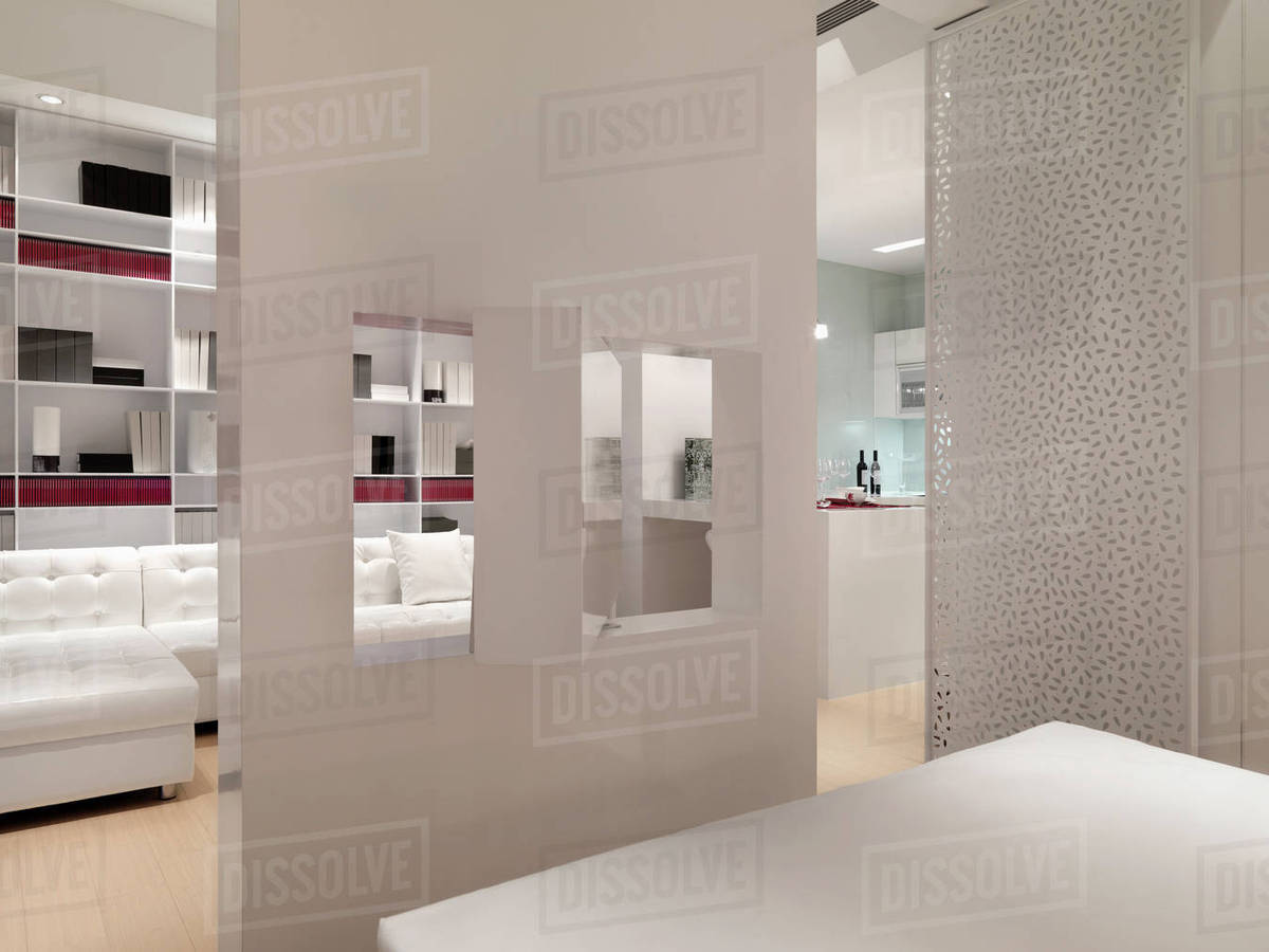 Rotating tv stand in bedroom and living room - Royalty-free Stock Photo ...