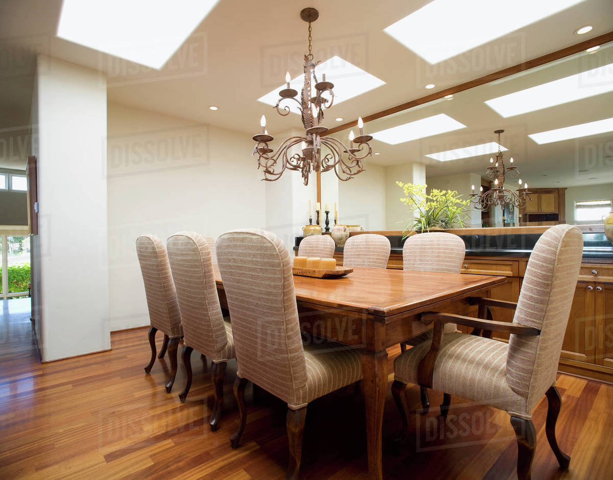 Interior of a traditional dining room - Stock Photo - Dissolve