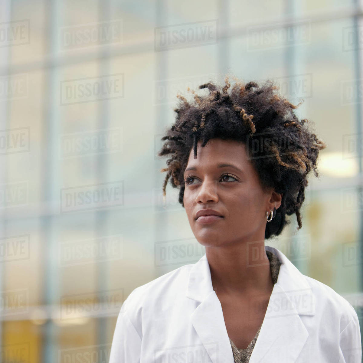 Serious mixed race doctor - Royalty-free Stock Photo | Dissolve