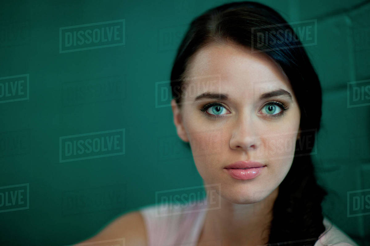 Portrait of serious woman - Royalty-free Stock Photo | Dissolve
