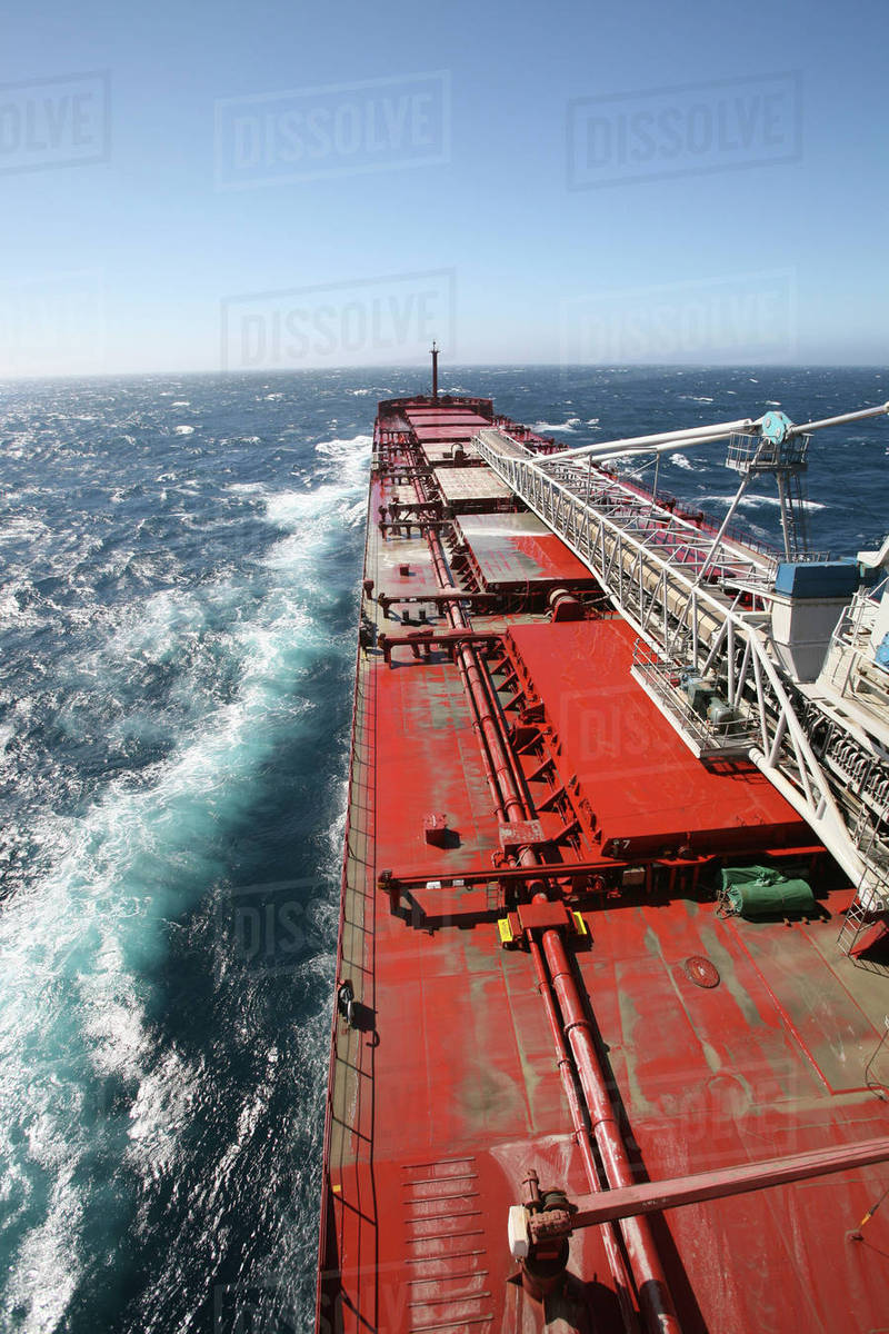 Deck of freight ship - Royalty-free Stock Photo | Dissolve