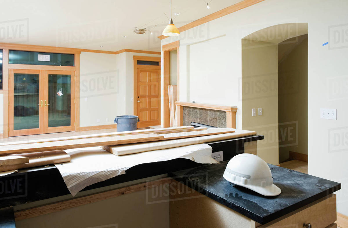 Unfinished Home interior - Stock Photo - Dissolve