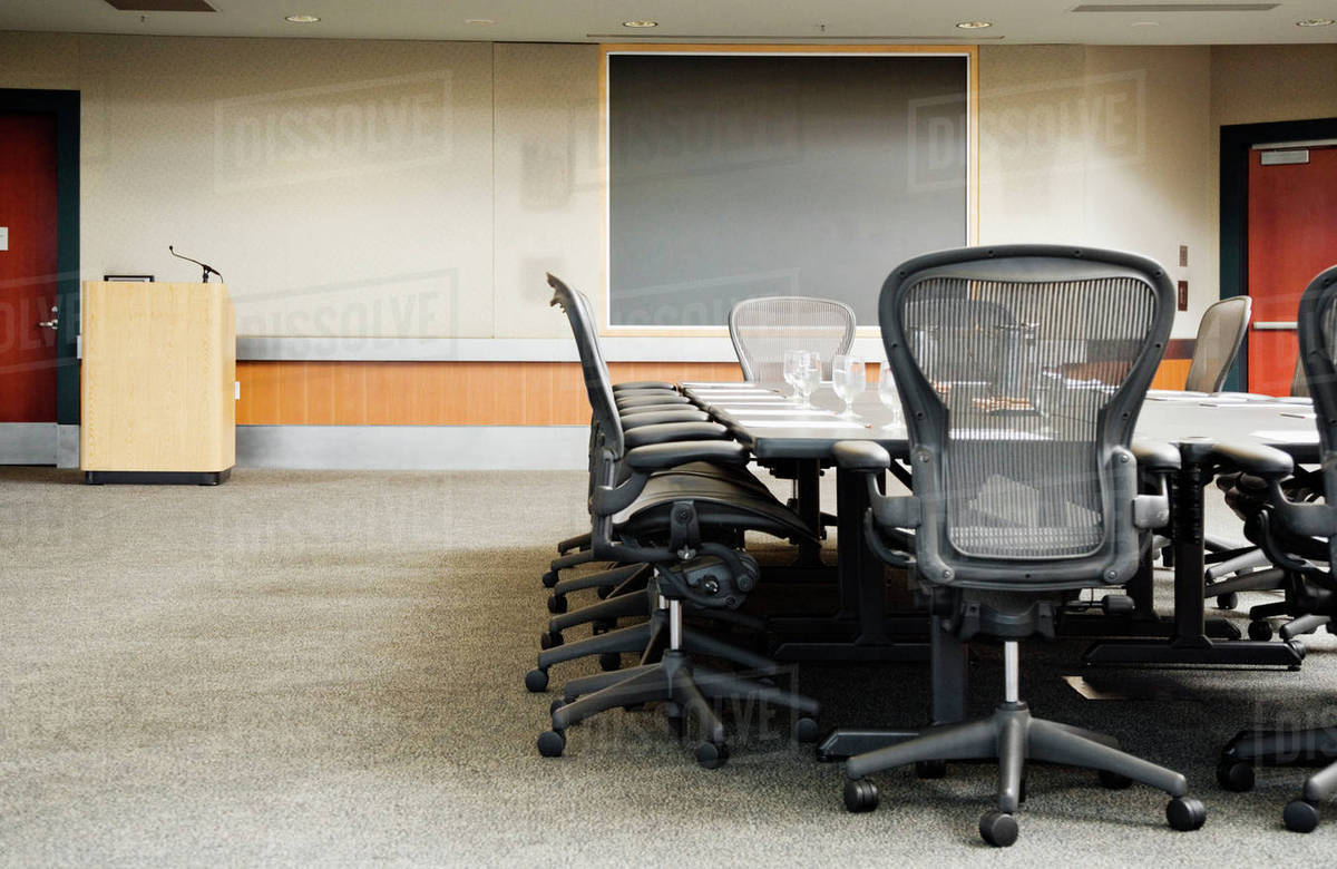 Empty conference room - Stock Photo - Dissolve