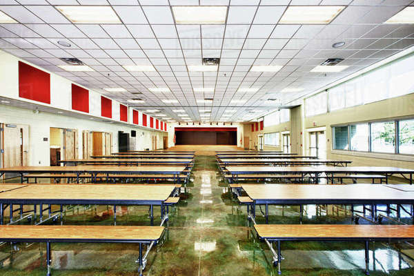 Empty cafeteria - Royalty-free Stock Photo | Dissolve