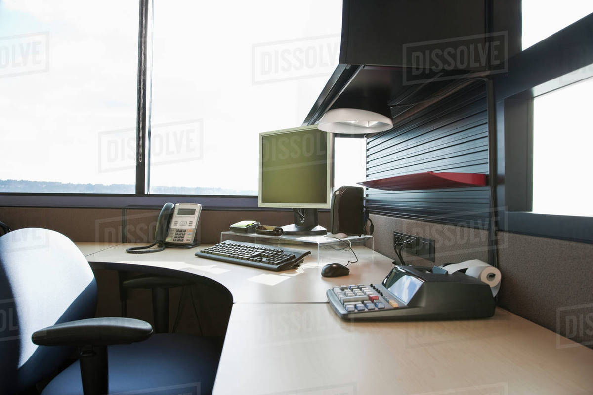 Office Work Station - Stock Photo - Dissolve