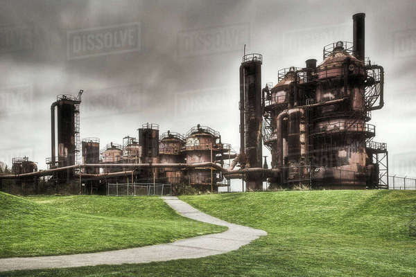 Park Factory - Stock Photo - Dissolve